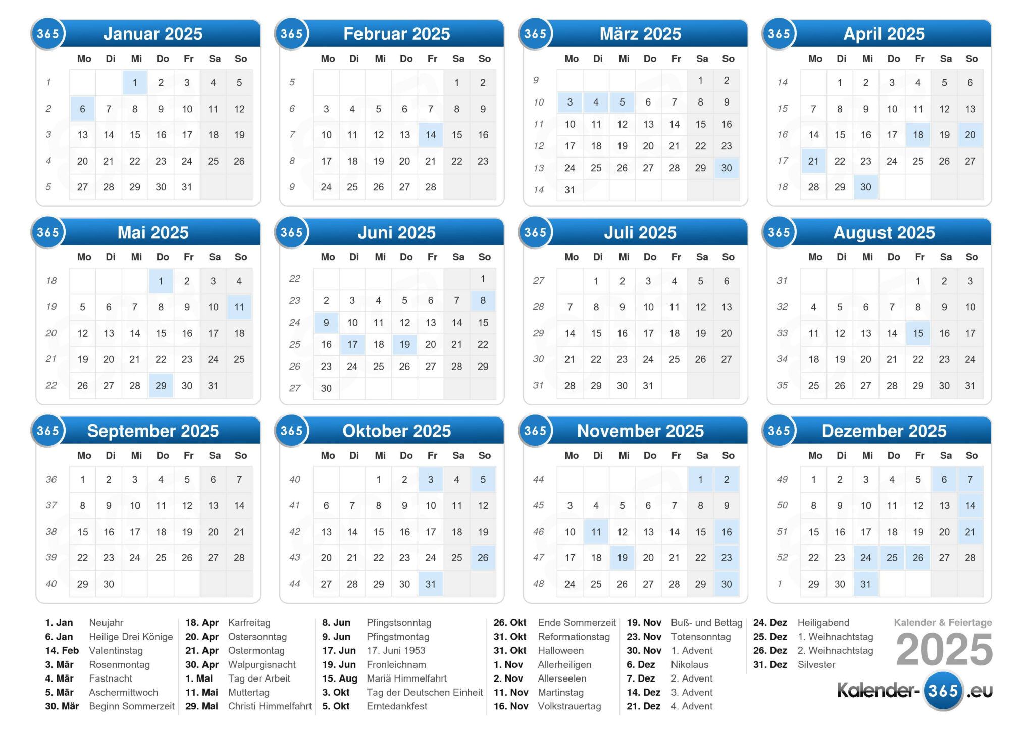 Ostern 2025 Kalender - Kalender 2025